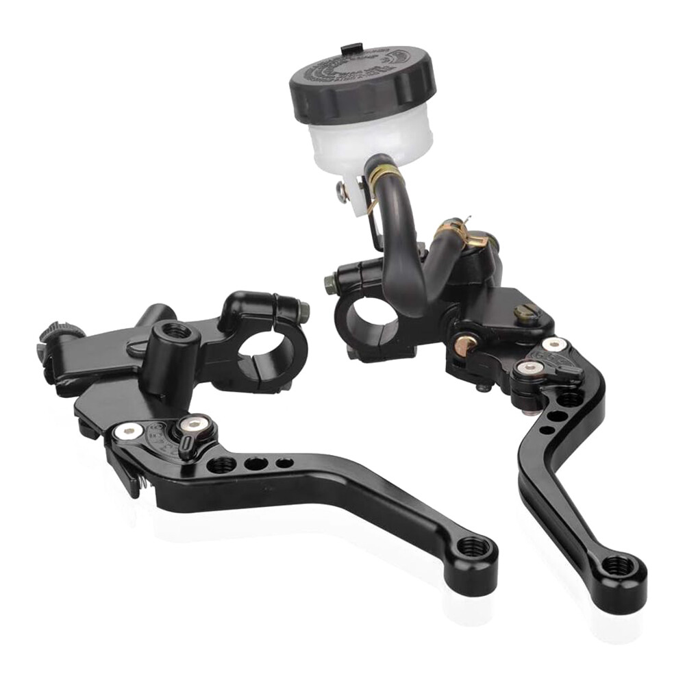 2pcs Brake Clutch Levers Master Cylinder Reservoir For Yamaha YZF R1 R6 ...