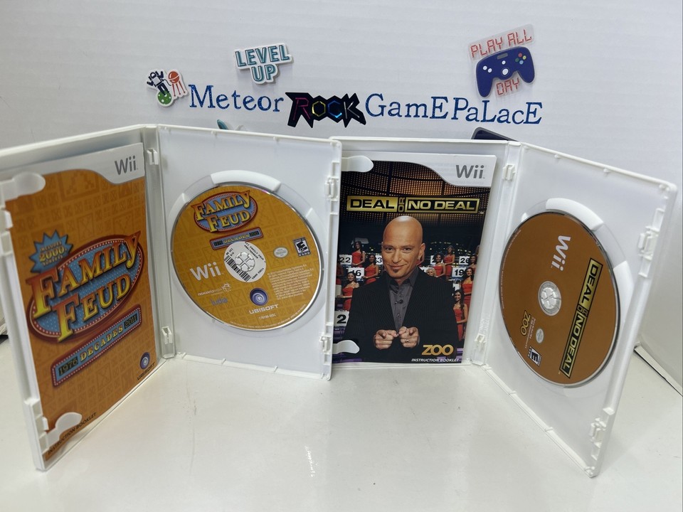 Deal or No Deal & Family Feud ( Nintendo Wii ) CIB - Clean Disc - Ship ...
