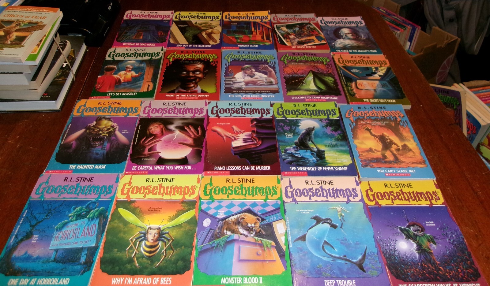 Lot of 66 Goosebumps Books Complete Set Original Edition 1-62 & Special ...