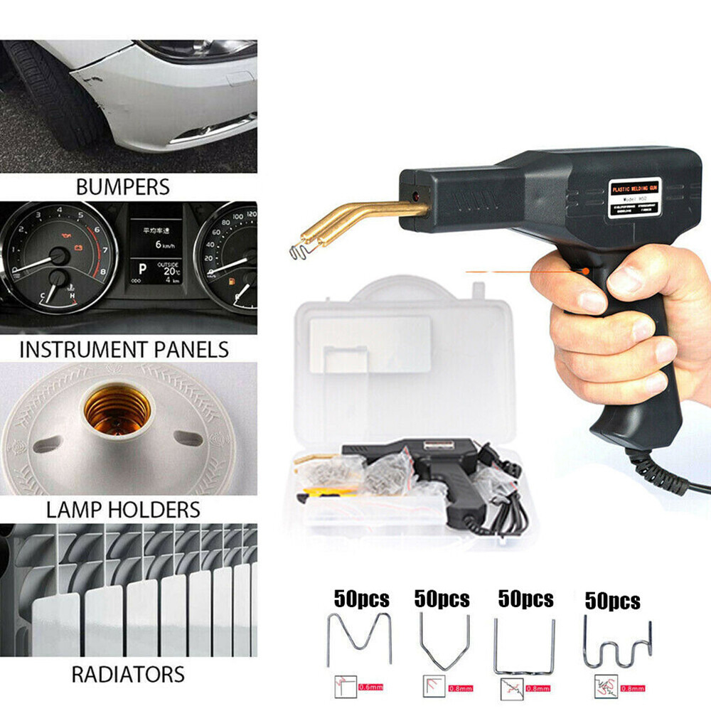 Hot Stapler Gun Plastic Repair Car Bumper Welding Welder Machine Kit ...