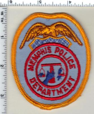 Memphis Police (Tennessee) Uniform Take-Off Yellow Border Patch - Early ...
