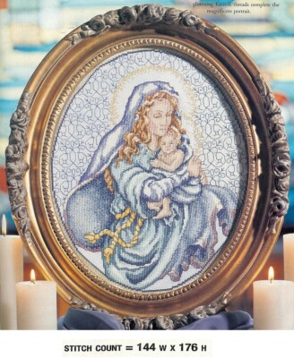 MADONNA & CHILD CROSS STITCH PATTERN ONLY PY - EEYY | eBay
