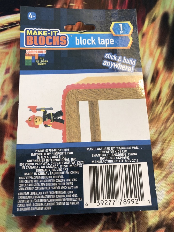 NEW SEALED *make it blocks* Block Tape | eBay