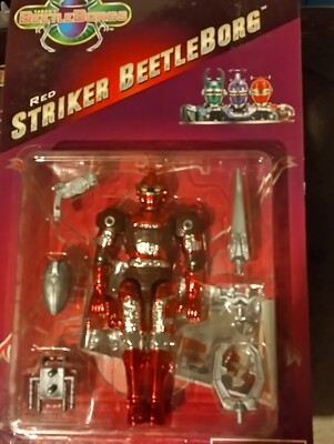 New Red Striker Beetleborg Saban's Beetleborgs 1995 Bandai *Rare!* | eBay