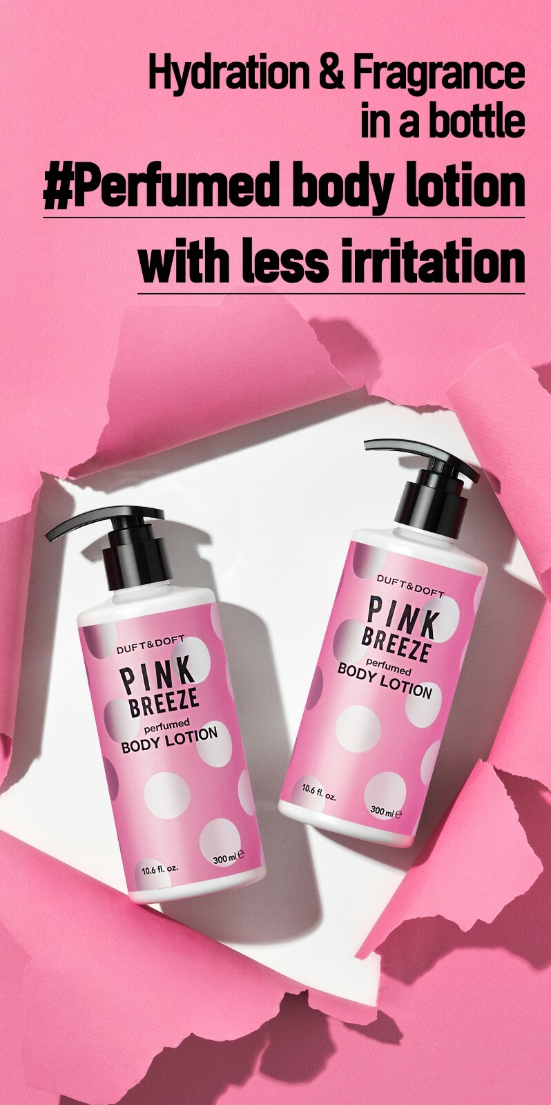 Duft & Doft Pink Breeze Perfumed Body Lotion 300ml/10.14fl.oz | eBay