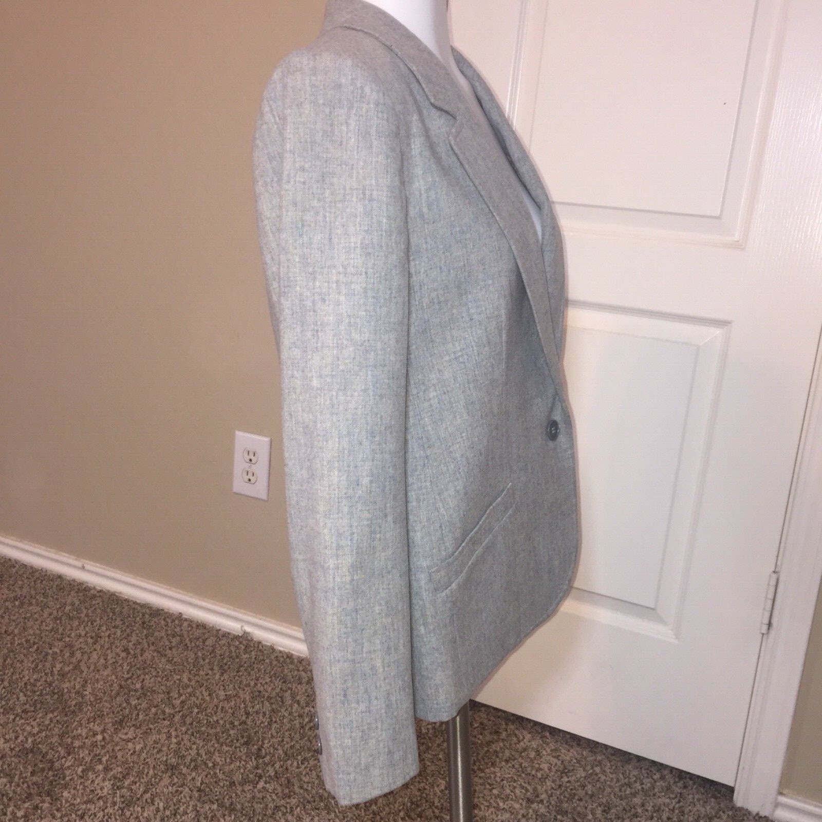 Vintage Miss Pendelton Virgin Wool 1 Button Lined Bla… - Gem