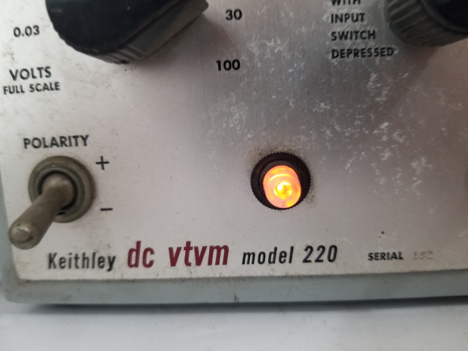 Keithley DC VTVM Vacuum Tube Voltmeter Model 220 Vintage Powers on | eBay