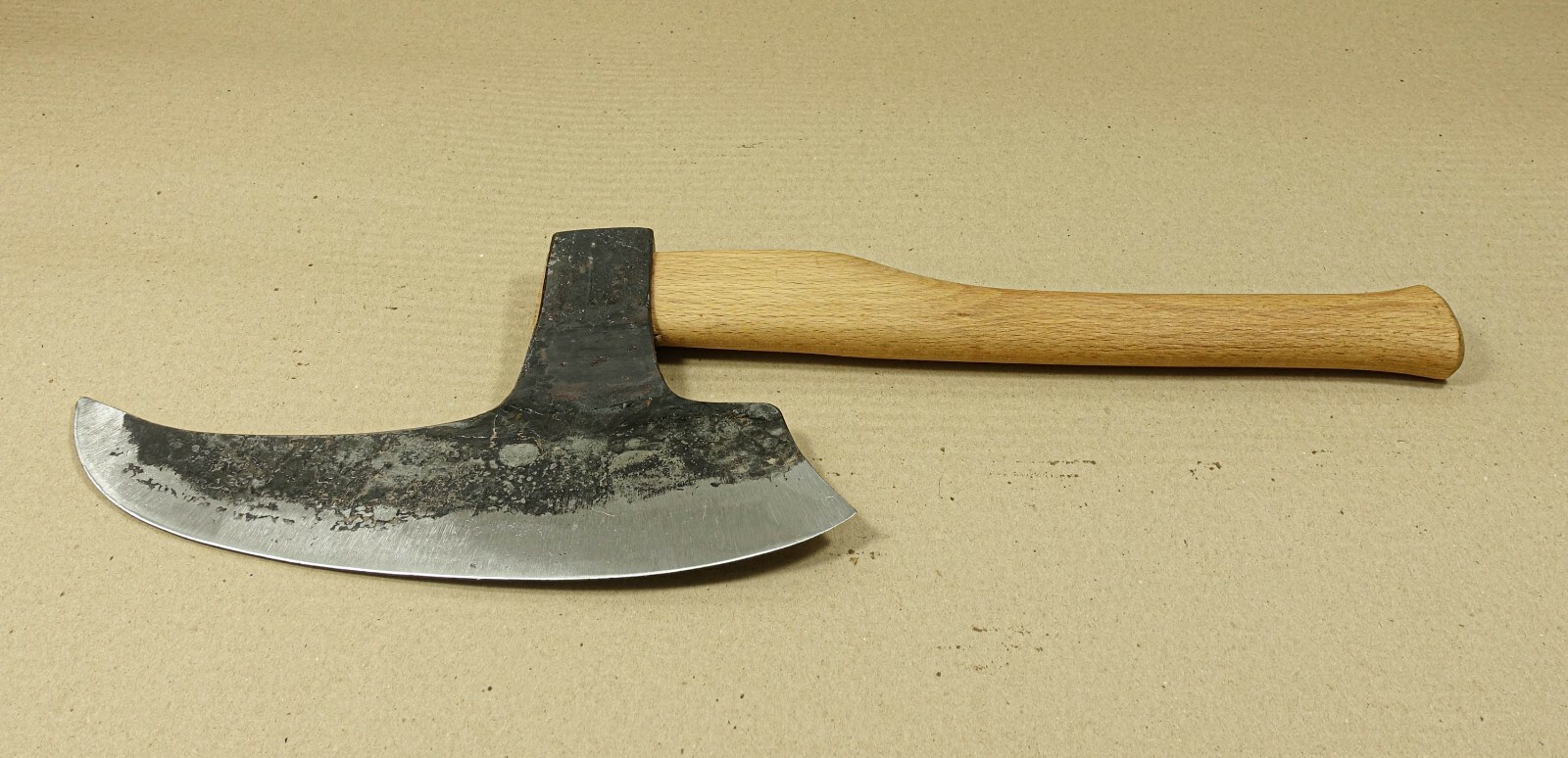 3,22 LBS Goosewing Bearded Broad German Hatchet Axe Handmade Forged ...
