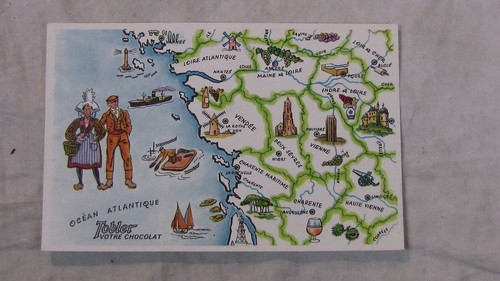 CHROMO ANCIEN TOBLER LE TOUR DE FRANCE DE TOBY SUD OUEST 1950 1 IMAGE ...