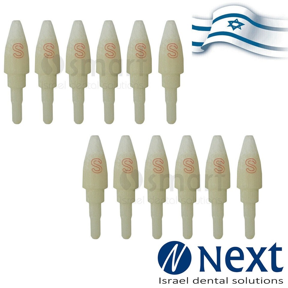 Dental Fiber Post Enlarged Head Upper Central Incisor Anatomic 12 pcs ...