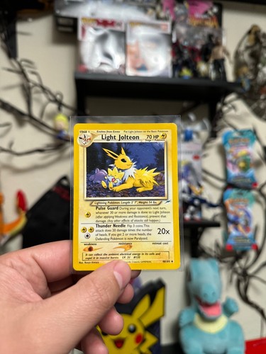 LIGHT JOLTEON 48/105 -Neo Destiny - 1995-2000 VINTAGE WotC Pokemon CARD ...