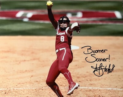 ALEX STORAKO SIGNED 8x10 PHOTO OKLAHOMA SOONERS SOFTBALL AUTOGRAPH COA ...