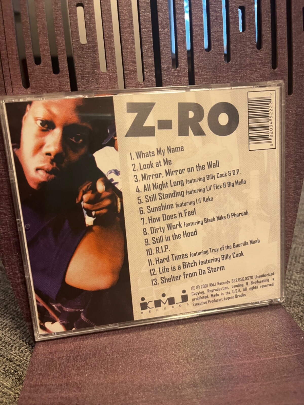 Z-Ro - Z-Ro (Original 2001 CD in VG+ condition) Gangsta rap, hip hop ...