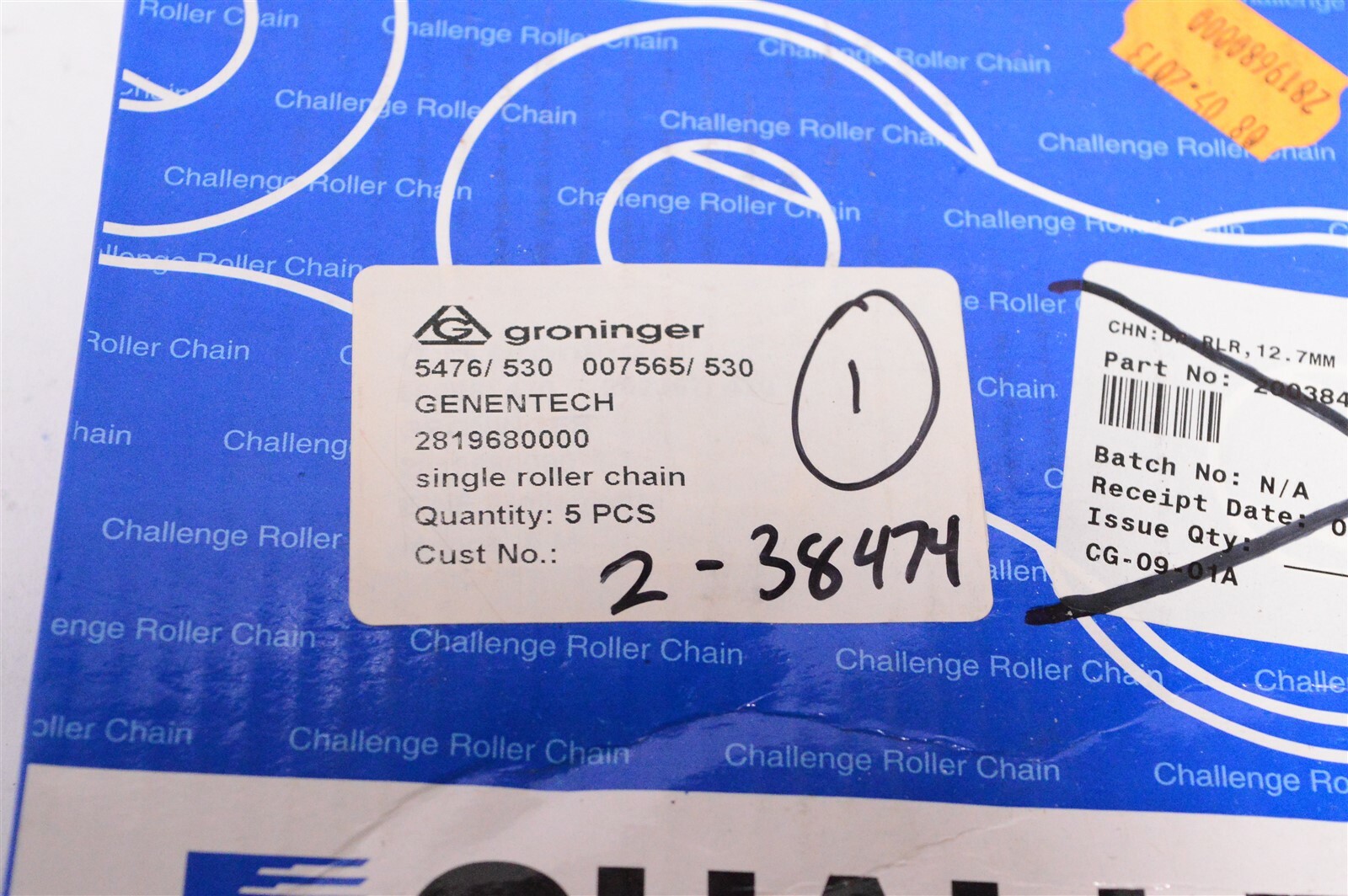 Challenge Roller Chain 08B-1 x 5M (incl 1 CL) ISO 9001 | eBay