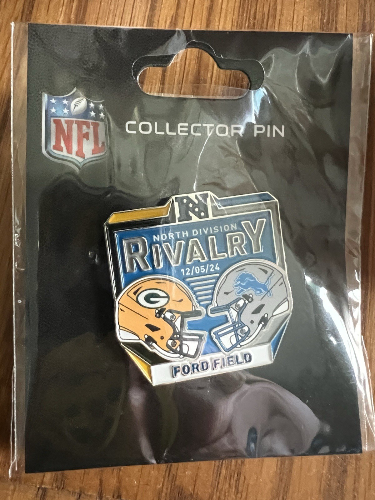 2024 Detroit Lions Vs Green Bay Packers Game Day Pin 12/5/2024 Ford ...