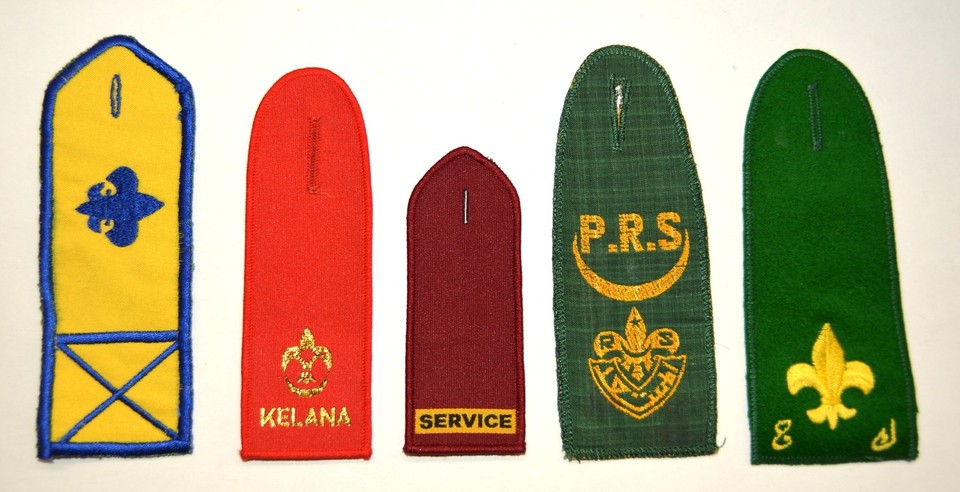 RS ROVER SCOUTS P.R.S epaulette Boy Scout Uniform Fleur des Lis RSUV102 ...