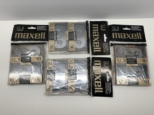 Maxell XLII 90 Sealed Cassette Tapes Set Of 8 | eBay