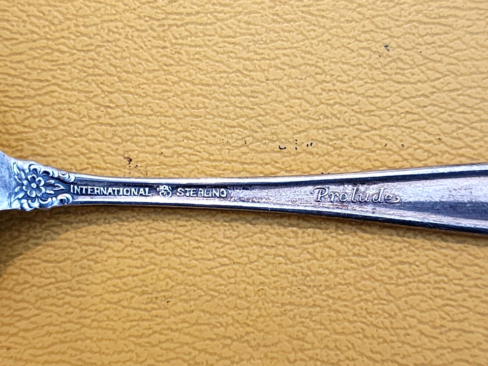 ANTIQUE Sterling Silver INTERNATIONAL PRELUDE Server Spoon | eBay