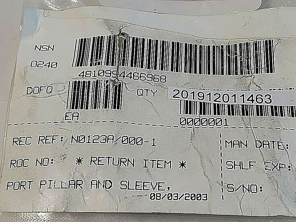 Mira 723 port hp high pressure pillar and sleeve 900.67 NSN 0240 | eBay.de