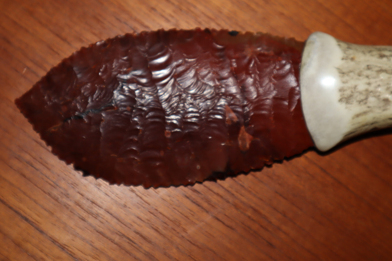 {OOAK} BLOODY SERPENT JASPER KNAPPING SKINNING KNIFE FULLY FUNCTIONAL ...