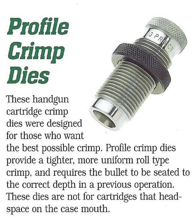 86380 REDDING CUSTOM PROFILE CRIMP DIE - 480 RUGER/475 LINEBAUGH - NEW ...