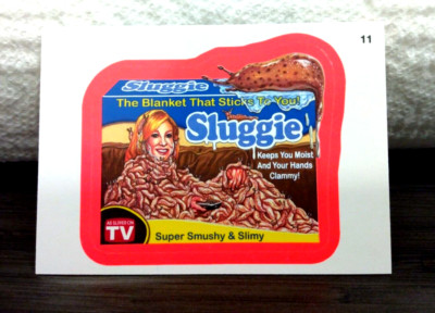 2011 Wacky Packages All New Series 8 {ANS8} Pink Border "SLUGGIE" #11 | eBay
