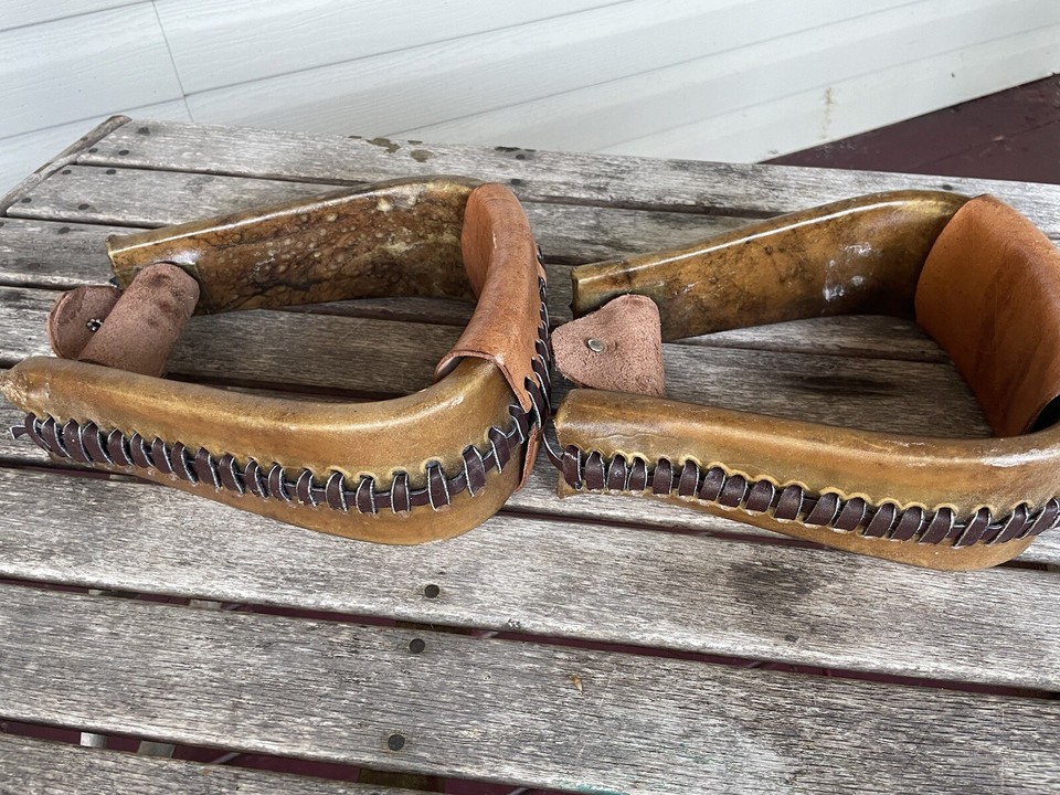 Western Rawhide Roper Stirrups 3” Rugged | eBay