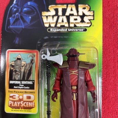 🔥 Star Wars Expanded Universe Dark Empire IMPERIAL SENTINEL Figure w/3 ...
