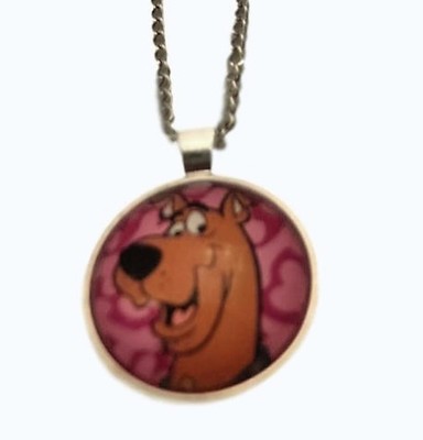 Scooby Doo TV Show Logo GLASS DOME Pendant Necklace W/ 20" Chain | eBay