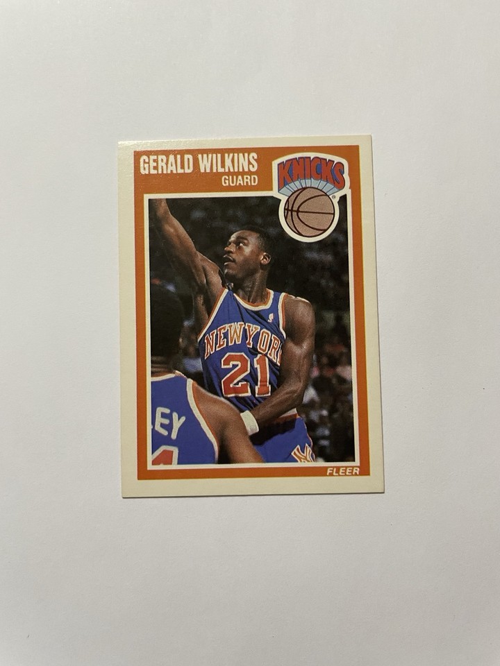 1989-90 Fleer Basketball Card #107 Gerald Wilkins New York Knicks | eBay