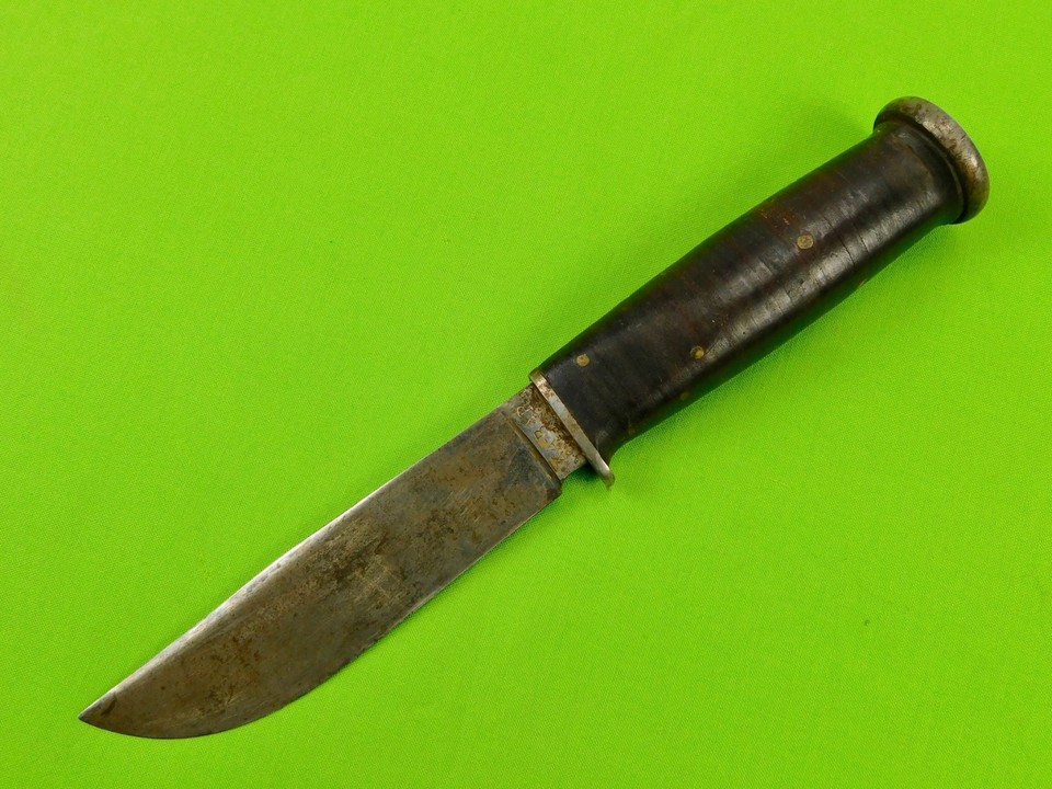 US WW2 Ka-Bar MK1 Fighting Knife w/ Marbles Sheath | eBay