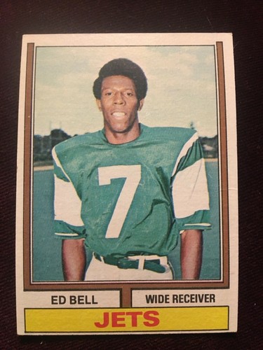 1974 Topps #337 Jets Ed Bell Football Card | eBay