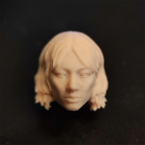 Blank 1/10 Scale Squid Game Jung Hoyeon Head Sculpt Unpainted Fit 7 ...