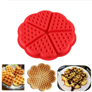 Silicone Mini Round Waffles Pan Cake Baking Mould Mold Waffle Tray ...