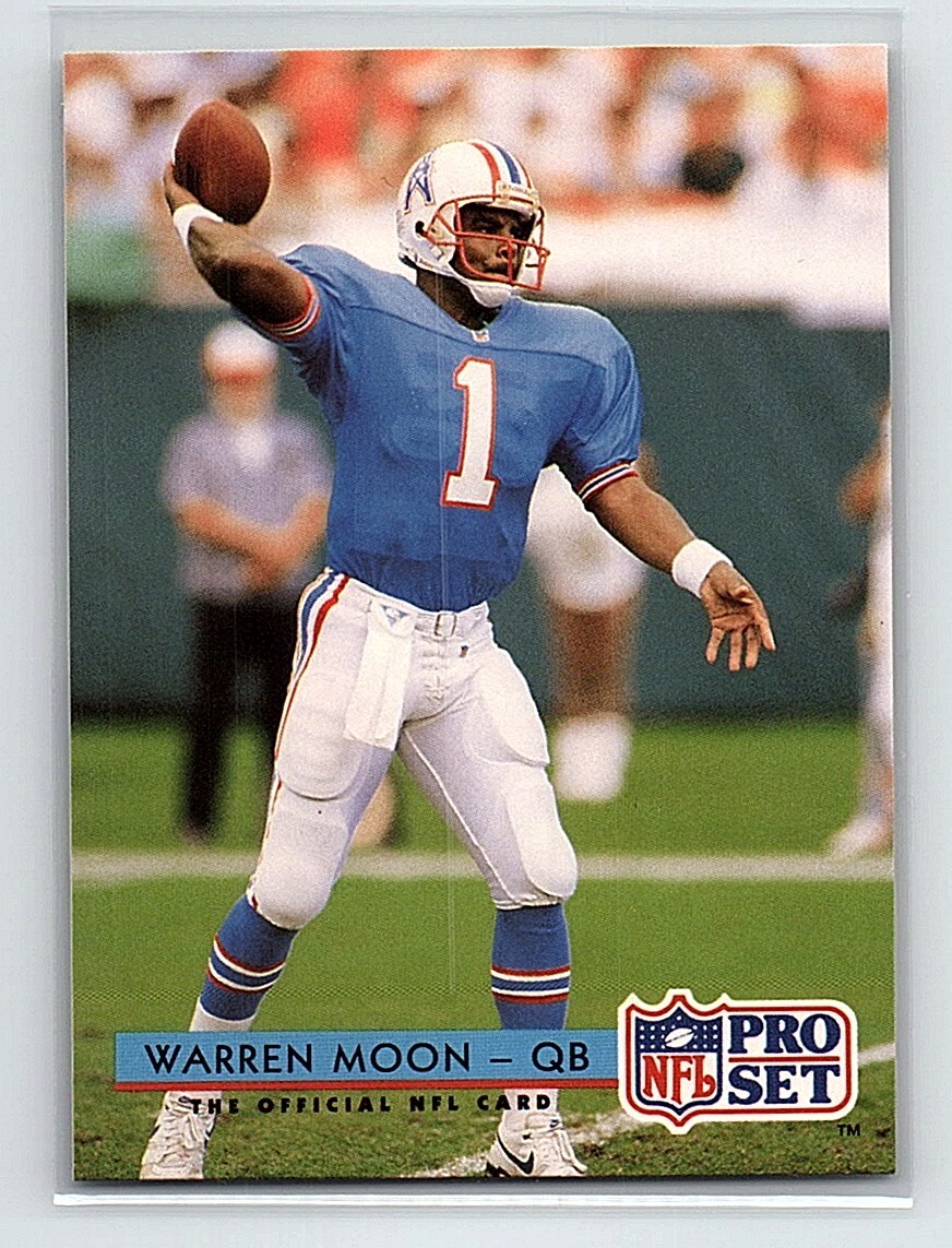 1992 Pro Set Warren Moon Houston Oilers #186 | eBay