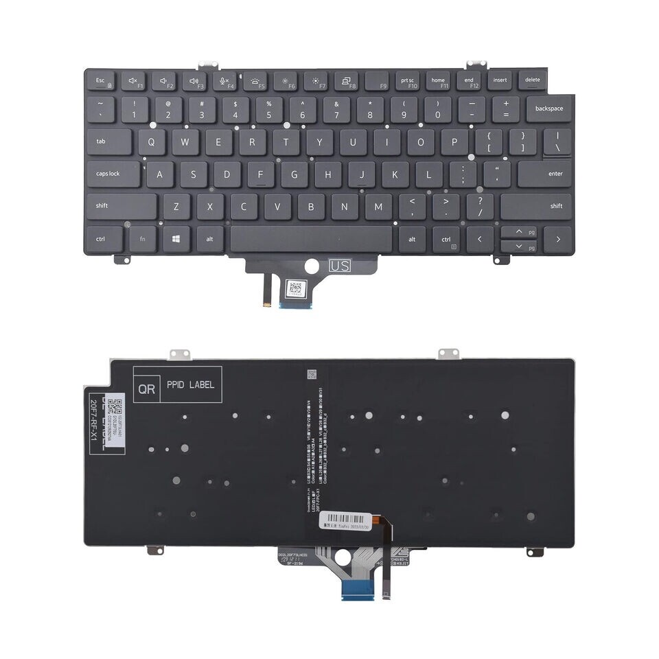 US For Dell Latitude 5420 US Keyboard Backlit 7420 7520 0CW3R5 Not for ...
