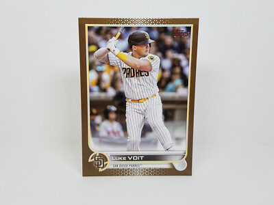 2022 Topps #US36 Luke Voit, San Diego Padres - Gold Border Parallel ...
