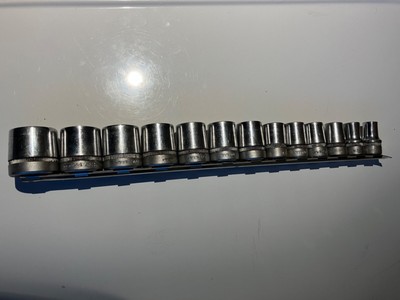 Indestro Super Socket Set 13 Pc. Imperial 1/2 inch drive 12 Point | eBay