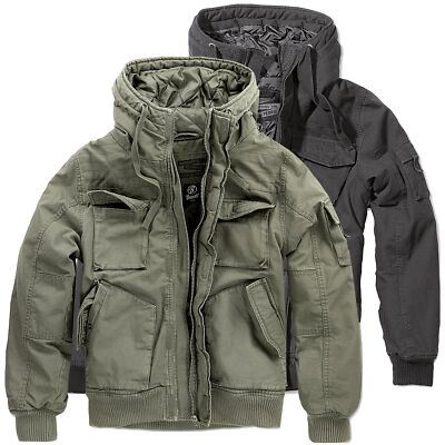 Brandit Bronx Jacket Kapuze Jacke Bomberjacke Blouson Army Winterjacke ...