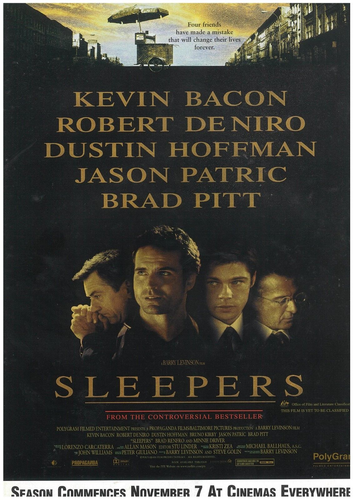 SLEEPERS Kevin Bacon De Niro Pitt Vintage A4 Mini Poster Promo mid 90s ...