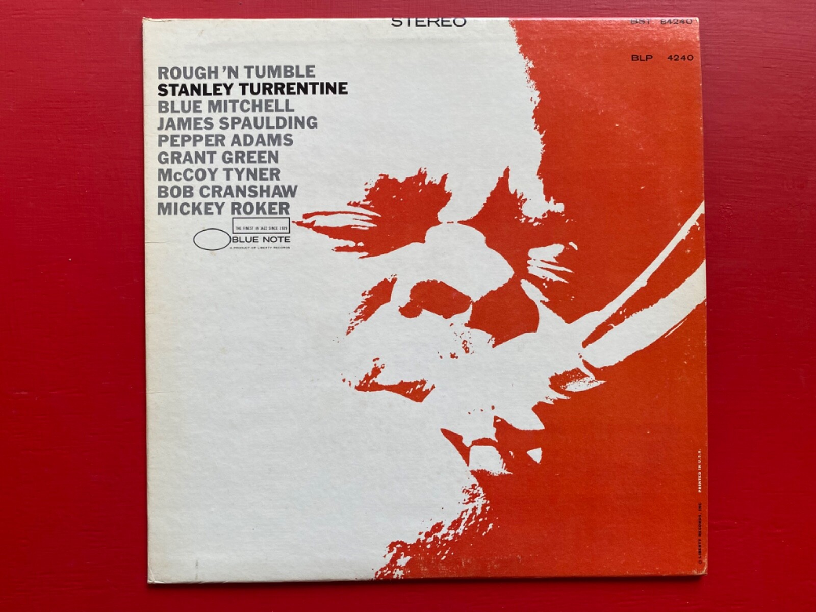 Stanley Turrentine – Rough 'N Tumble - 1966 Blue Note BST 84240 ...