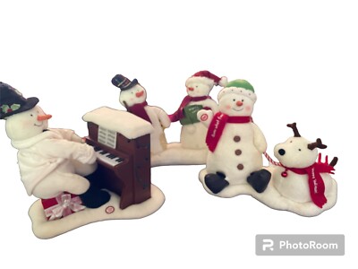 hallmark singing snowman collection lot of 3 working Holiday decor | eBay