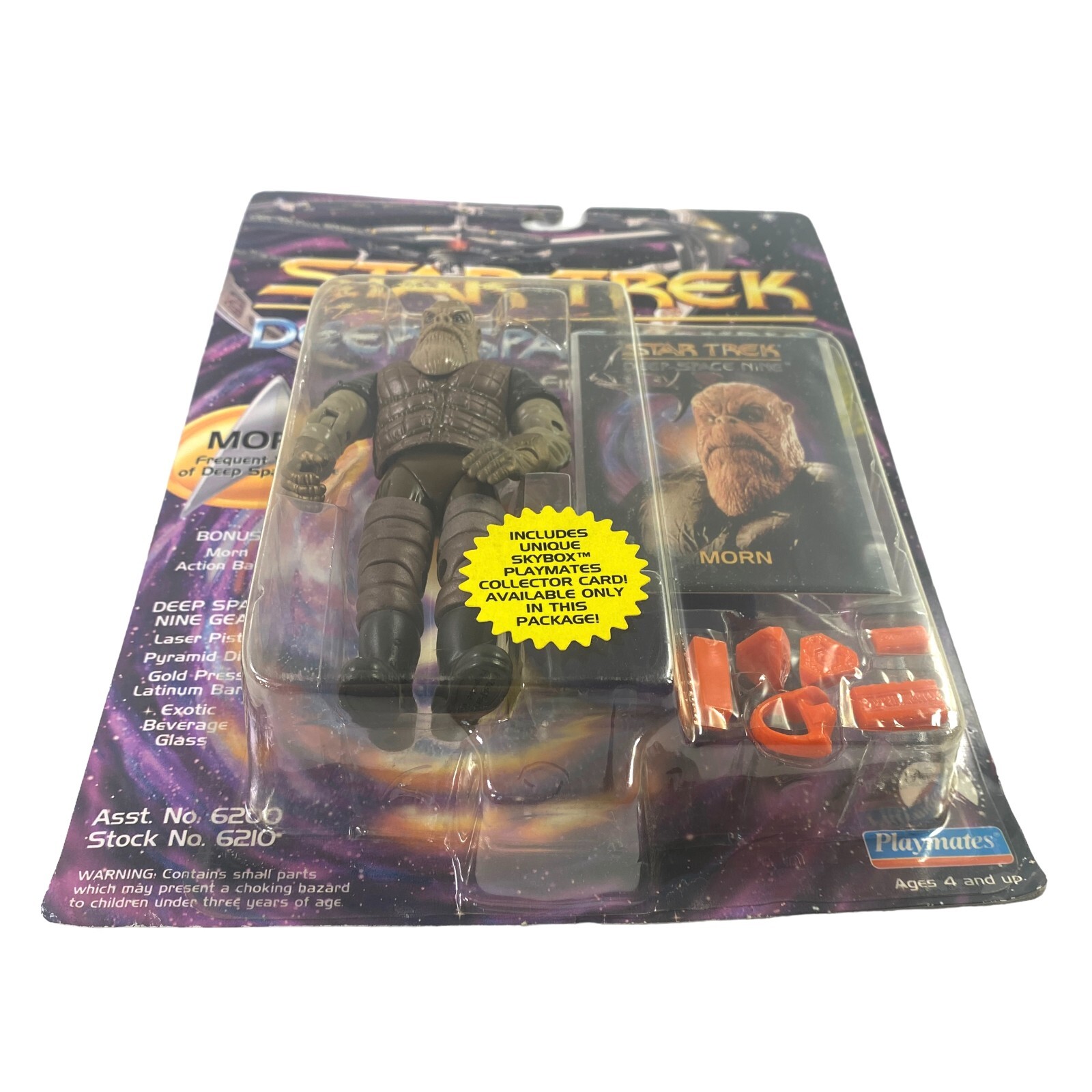Playmates Star Trek Deep Space 9 Morn Action Figure 1993 MOC No. 6210 ...