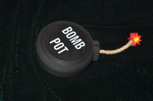 Poker Bomb Pot Button 3inch Weighted 4 Ounces Texas Hold'em Free ...