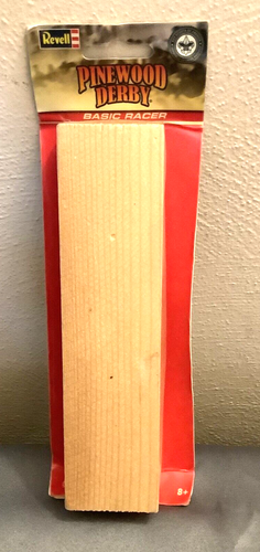 Pinewood Derby Basic Racer Wood Block “Revell” | eBay