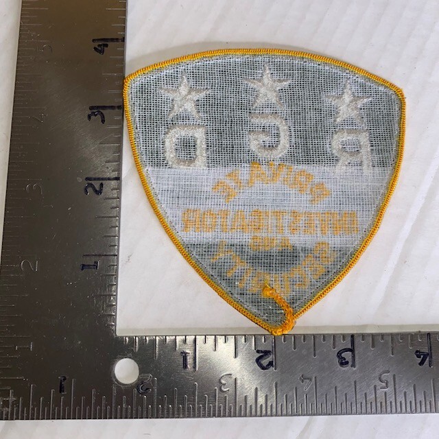 R G D PRIVATE INVESTIGATOR AND SECURITY PATCH Dark Green And Gold | eBay