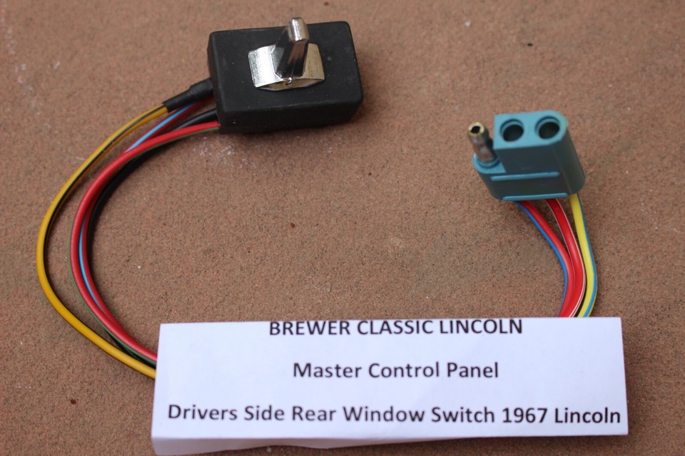 NEW 1967 Lincoln Window Switch SET of 10 Switches - NEW | eBay