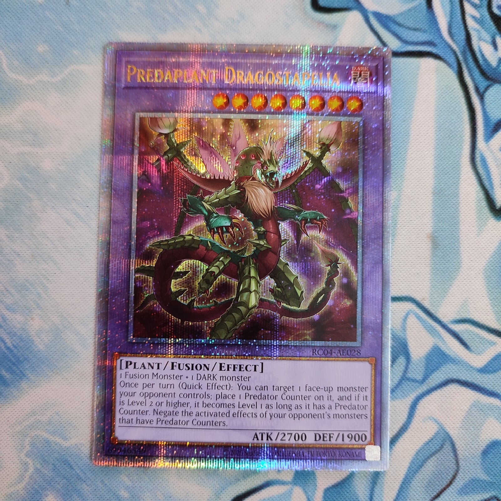 Yugioh Asian English Predaplant Dragostapelia RC04-AE028 QCSE Original ...