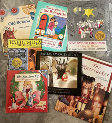 Lot of 7 Multicultural Christmas Children's Picture Books - paperback ...