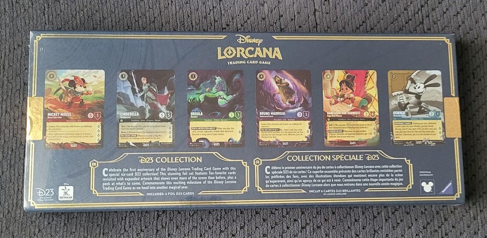 Disney D23 Collection Lorcana Card Box Set 2024 Exclusive D23 Promo Set ...